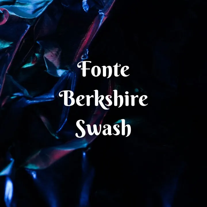 Fonte Berkshire Swash - Baixar Fontes Gratis