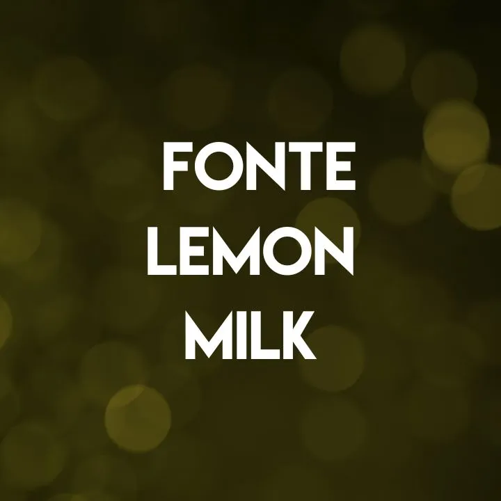 Fonte Lemon Milk - Baixar Fontes Gratis