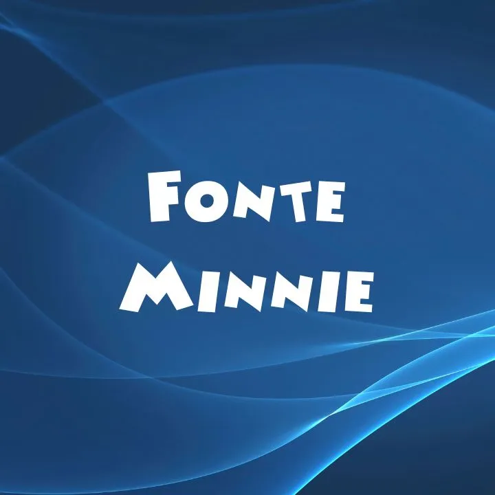 Fonte Minnie - Baixar Fontes Gratis
