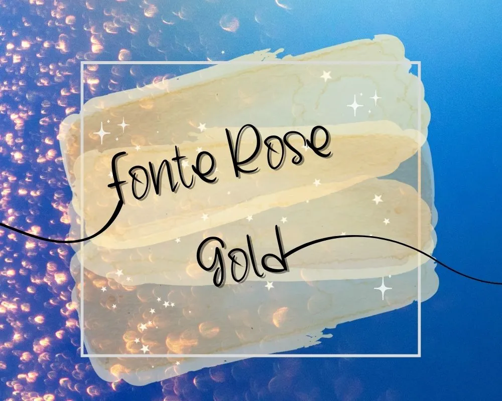 Fonte Rose Gold - Baixar Fontes Gratis