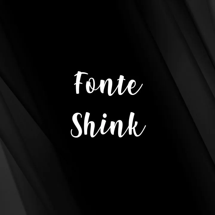 Fonte Shink - Baixar Fontes Gratis