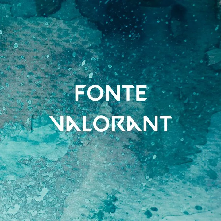 Fonte Valorant - Baixar Fontes Gratis