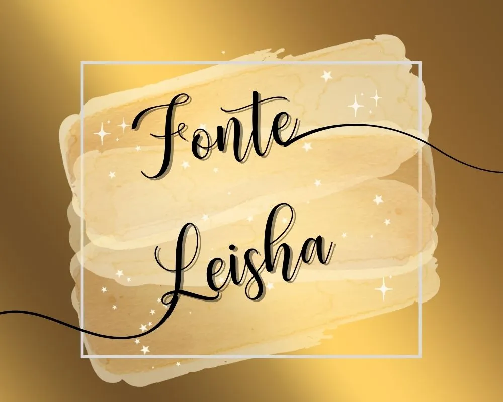Fonte Leisha - Baixar Fontes Gratis
