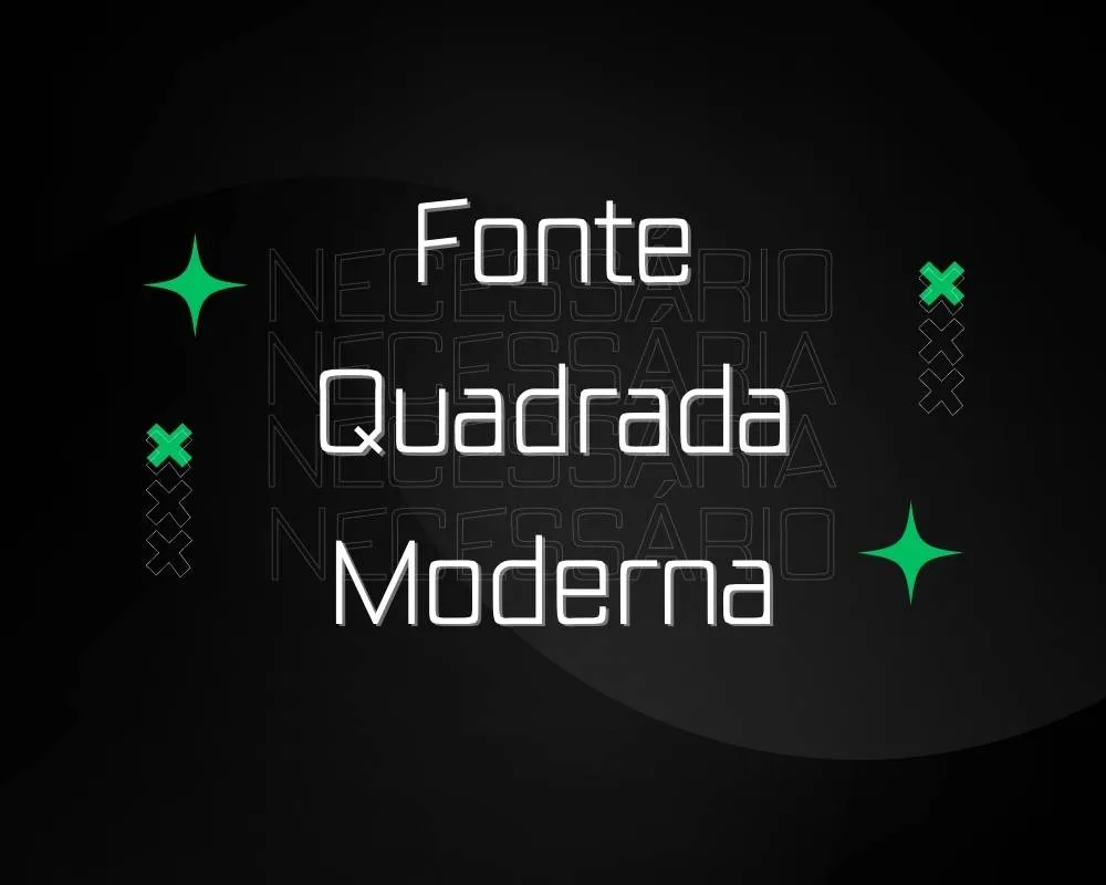 Fonte Quadrada Moderna - Baixar Fontes Gratis