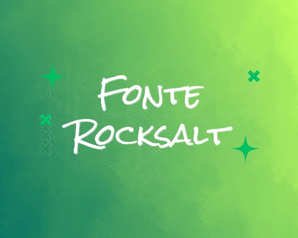 Fonte Rocksalt - Baixar Fontes Gratis