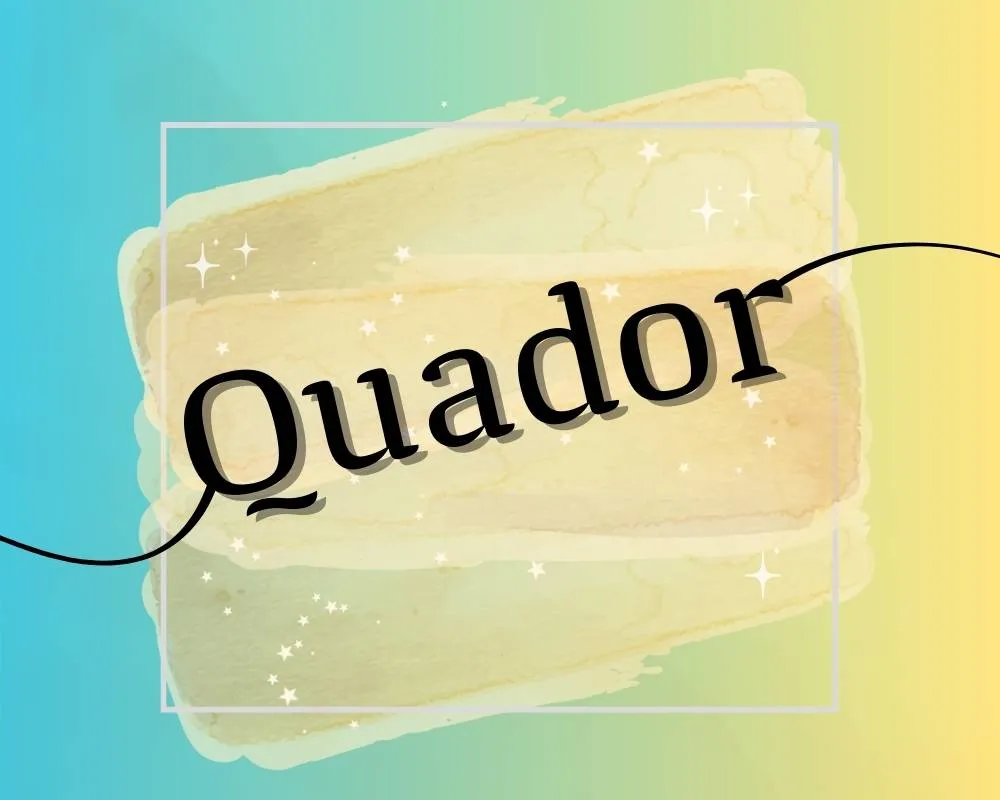 Fonte Quador - Baixar Fontes Gratis