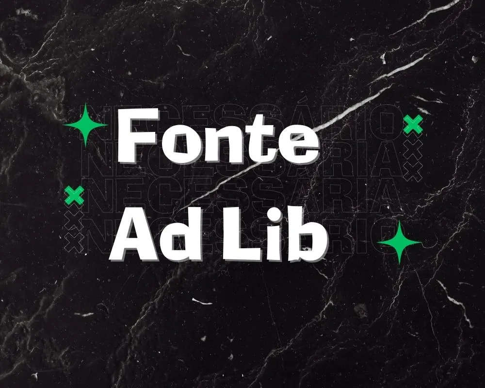 Fonte Ad Lib - Baixar Fontes Gratis