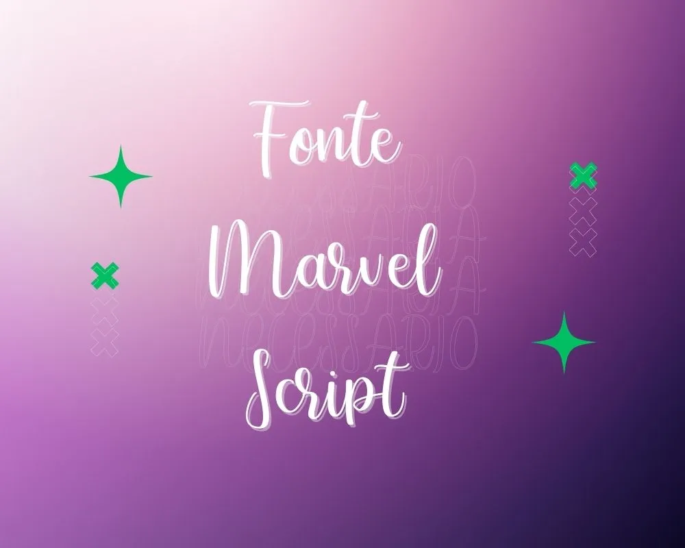 Fonte Marvel Script - Baixar Fontes Gratis