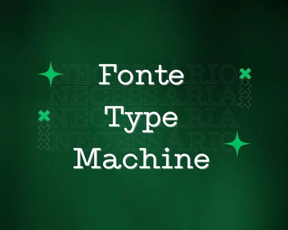 Fonte Type Machine - Baixar Fontes Gratis
