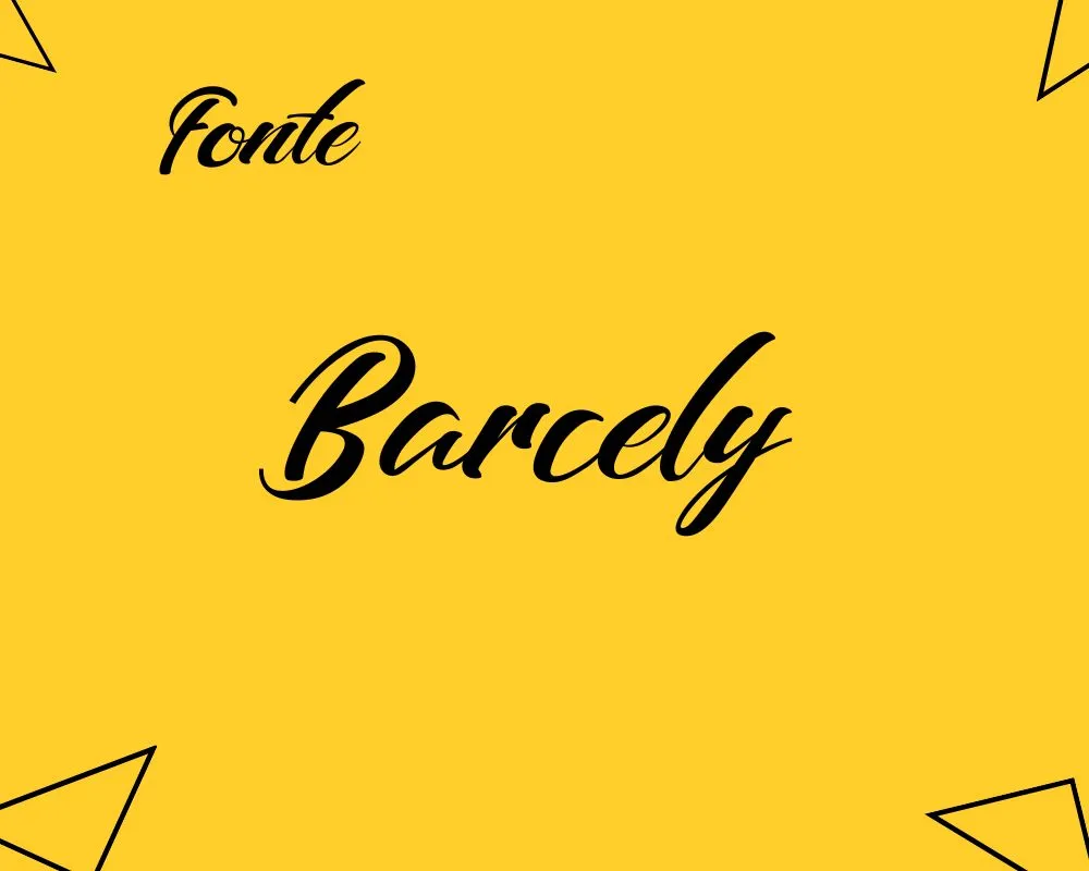 Fonte Barcely - Baixar Fontes Gratis