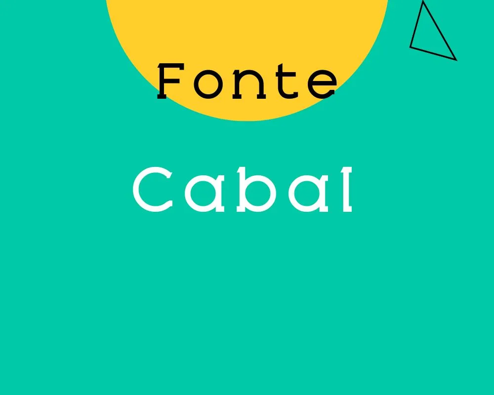 Fonte Cabal - Baixar Fontes Gratis
