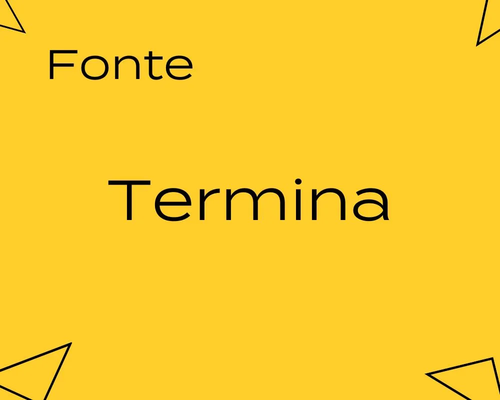 Fonte Termina - Baixar Fontes Gratis
