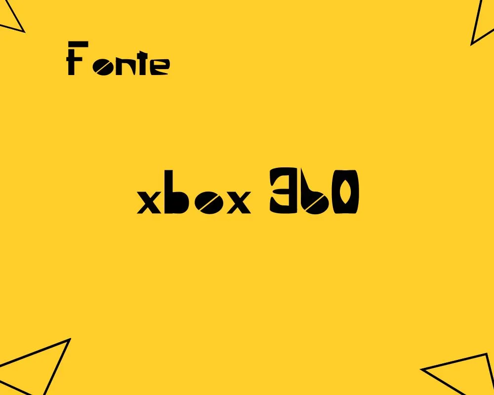 Fonte XBox 360 - Baixar Fontes Gratis