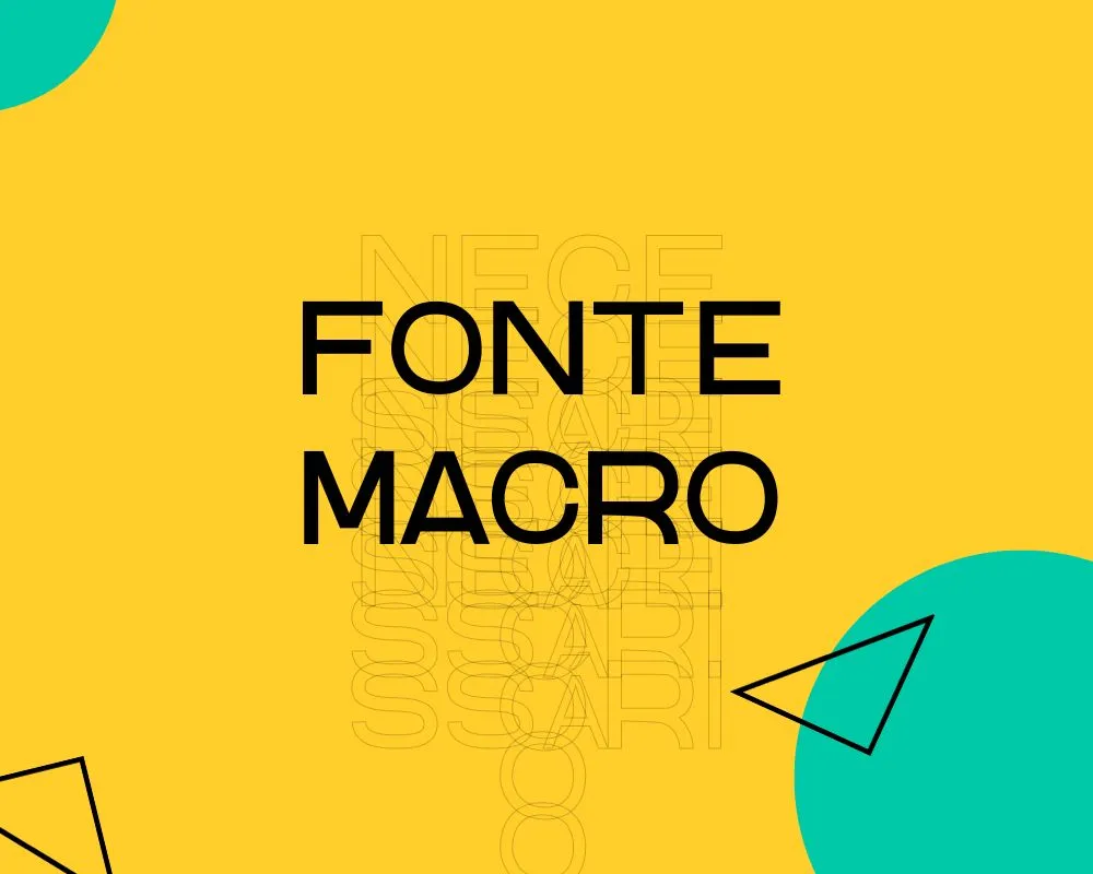 Fonte Macro - Baixar Fontes Gratis