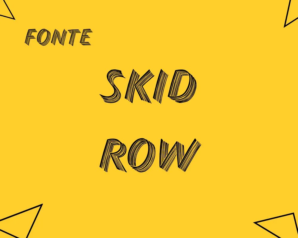 Fonte Skid Row - Baixar Fontes Gratis