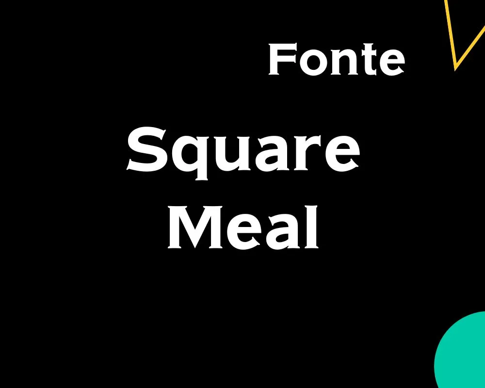 Fonte Square Meal - Baixar Fontes Gratis