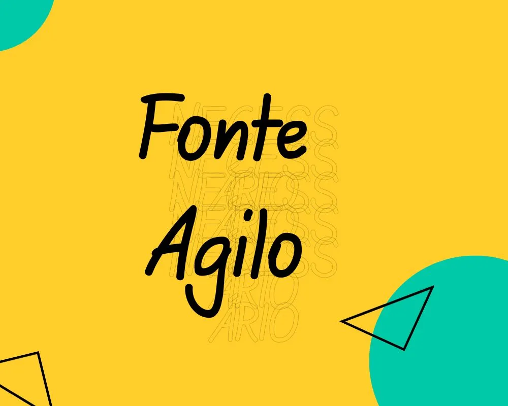 Fonte Agilo - Baixar Fontes Gratis