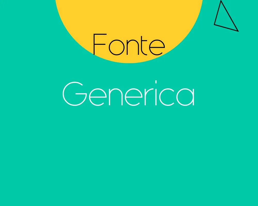 Fonte Generica - Baixar Fontes Gratis