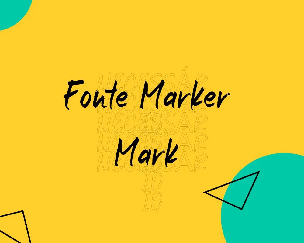 Fonte Marker Mark - Baixar Fontes Gratis