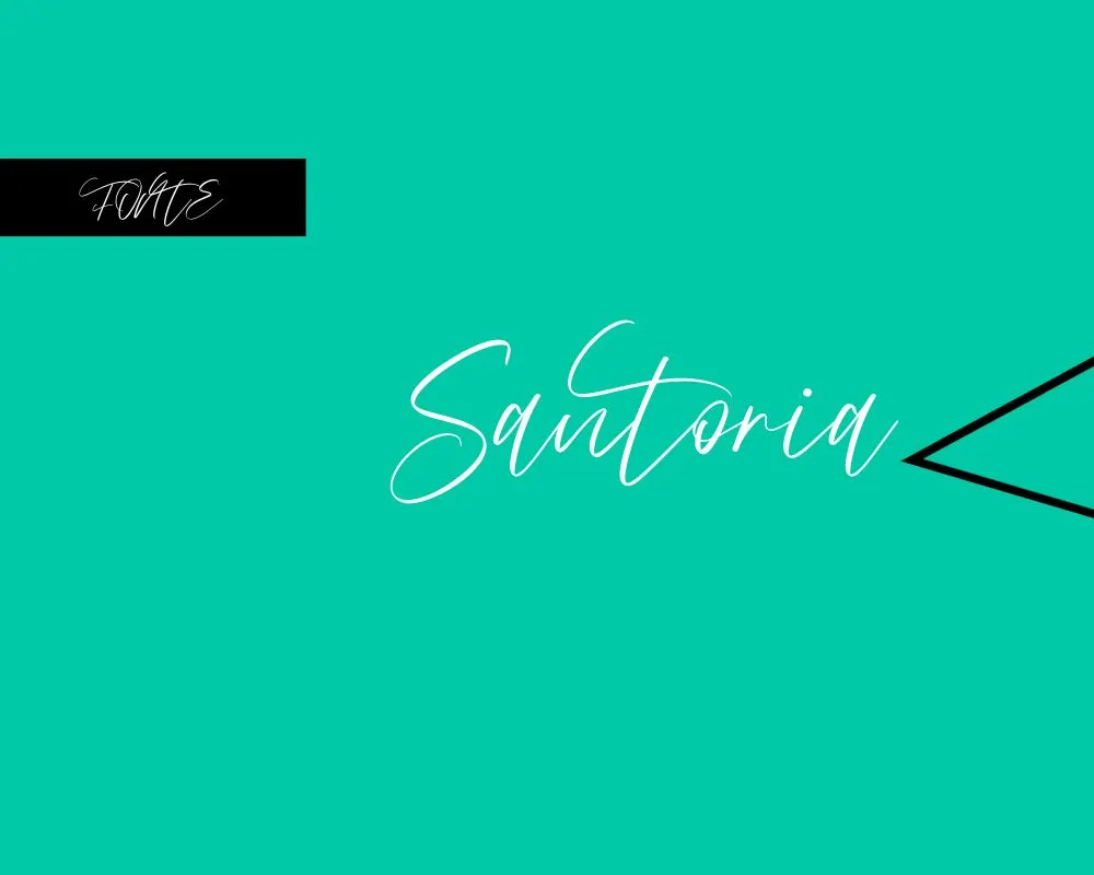 Fonte Santoria - Baixar Fontes Gratis