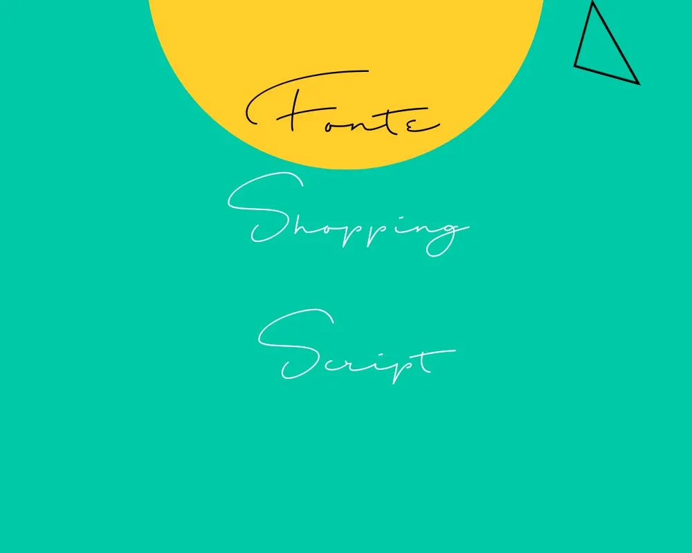 Fonte Shopping Script - Baixar Fontes Gratis