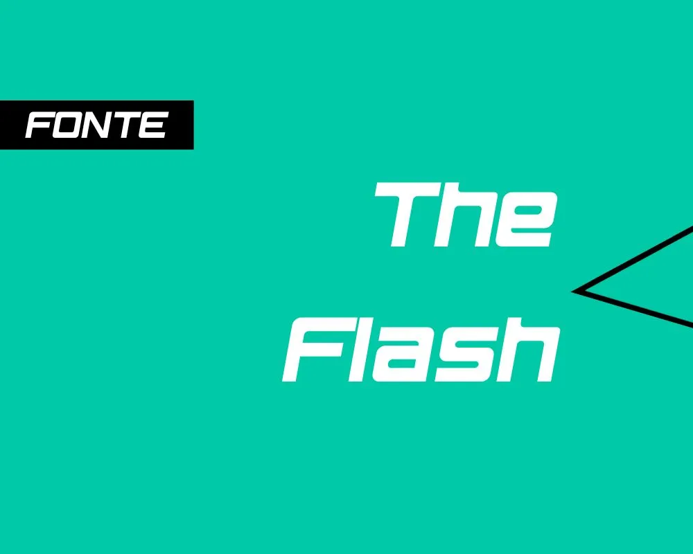 Fonte The Flash - Baixar Fontes Gratis