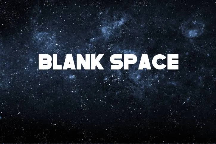 Fonte Blank Space - Baixar Fontes Gratis