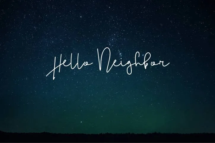 Fonte Hello Neighbor - Baixar Fontes Gratis