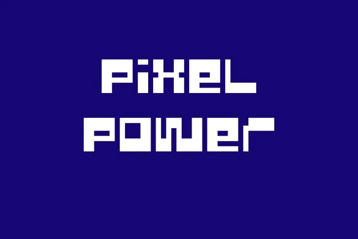 Fonte Pixel Power - Baixar Fontes Gratis