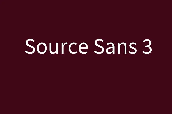 Fonte Source Sans 3 - Baixar Fontes Gratis