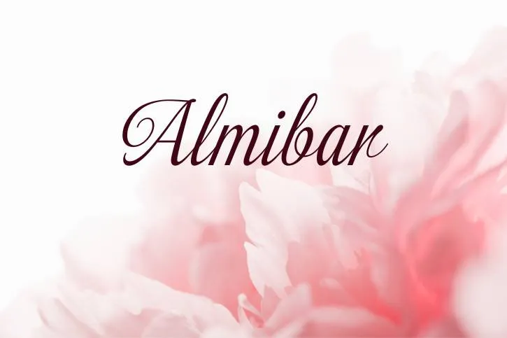 Fonte Almibar - Baixar Fontes Gratis