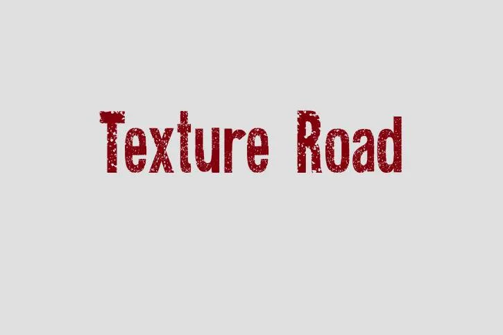 Fonte Texture Road - Baixar Fontes Gratis